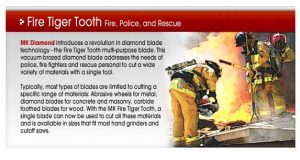 Fire Rescue Blades - Cutting for Rescue | MK Diamond Australia
